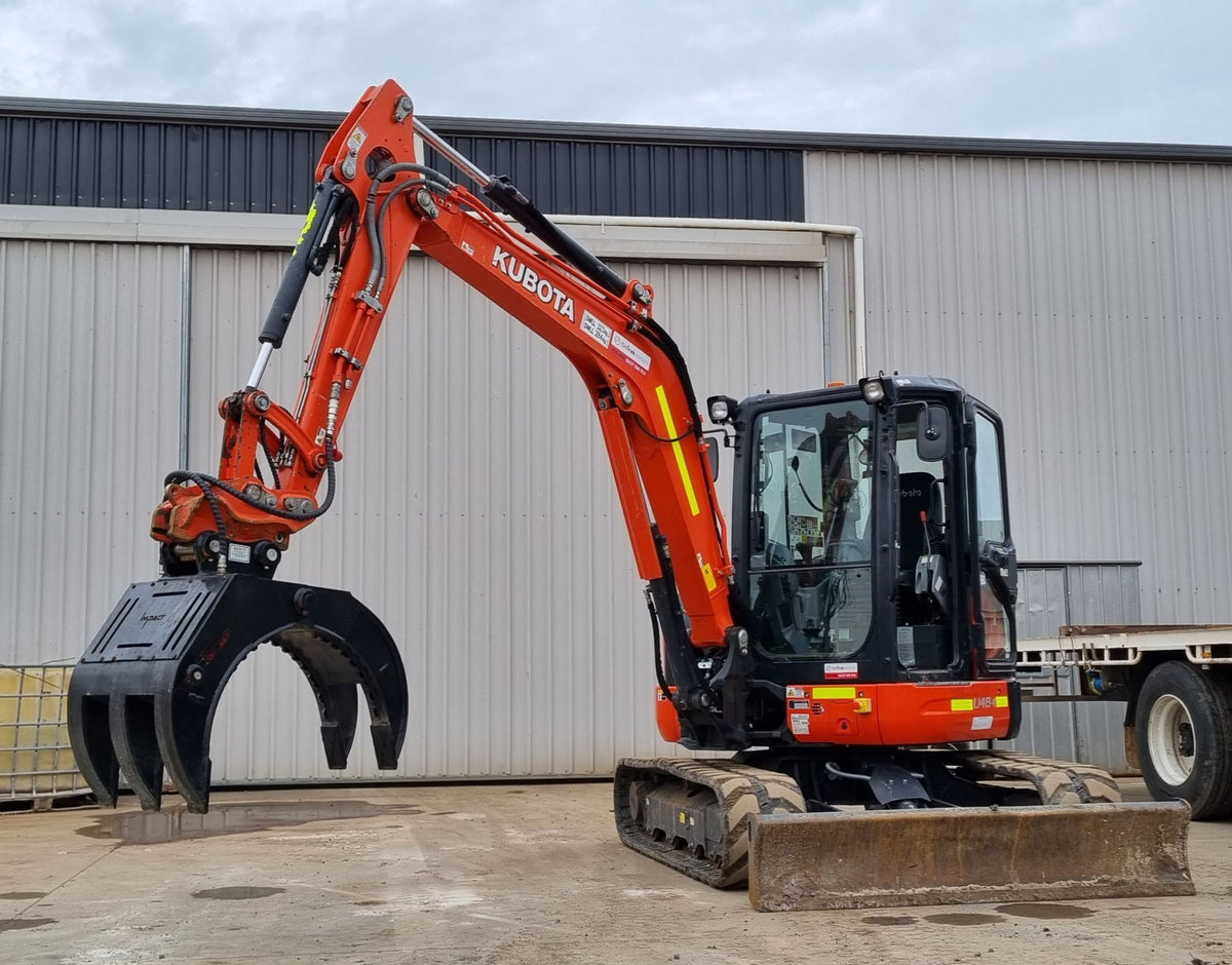 IHG400 Hydraulic Grab 4.5-6T Excavator – Impact Attachments